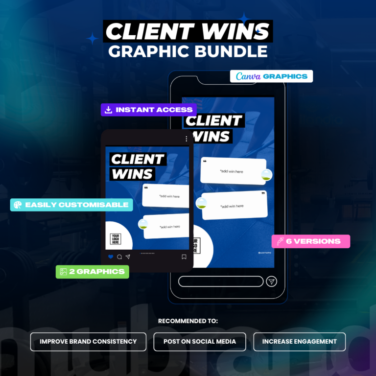 Ultimate Social Proof Client Win Template v5 - MyBrand By Graphfit